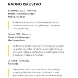 Kako napisati dobar CV? Detaljno uputstvo + primeri CV-a